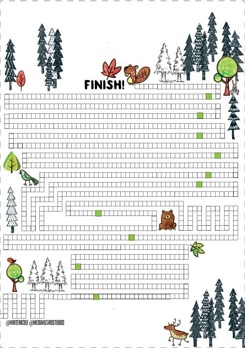 Woodland Walk-A-Block - Printable - 2 Pages – WizardMedia - Media ...